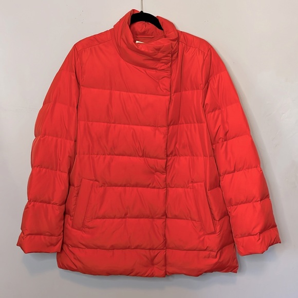 J. Jill | Jackets & Coats | J Jill Raspberry Down Fill Puffer Jacket ...